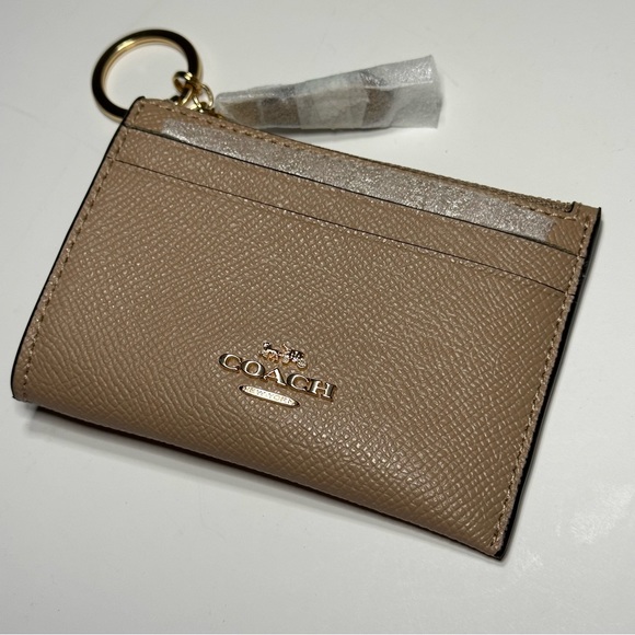 Coach | Bags | Nwt Coach Mini Skinny Id Card Casewallet With Keychain ...